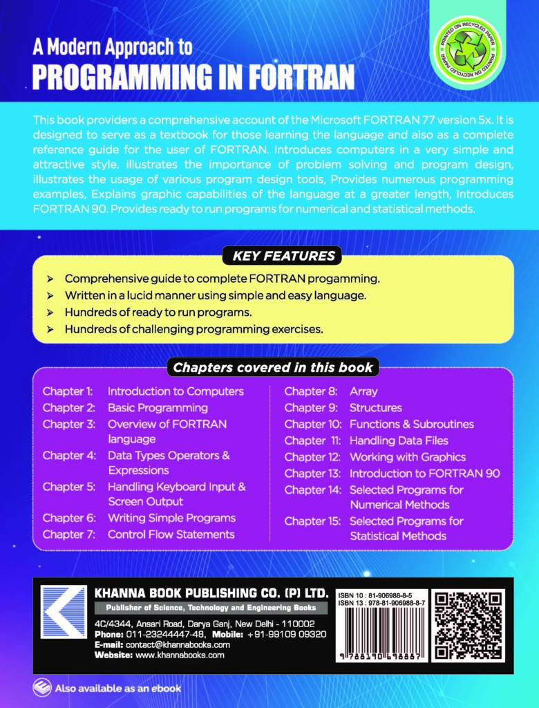 A Modern Approach to Programming in Fortran