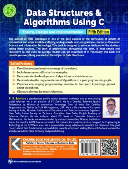 Data Structures And Algorithms Using C