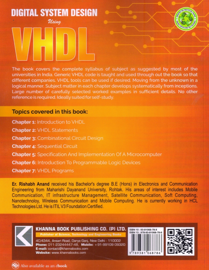 Digital System Design Using VHDL