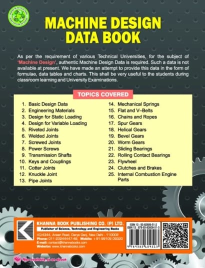 Machine Design Data Book