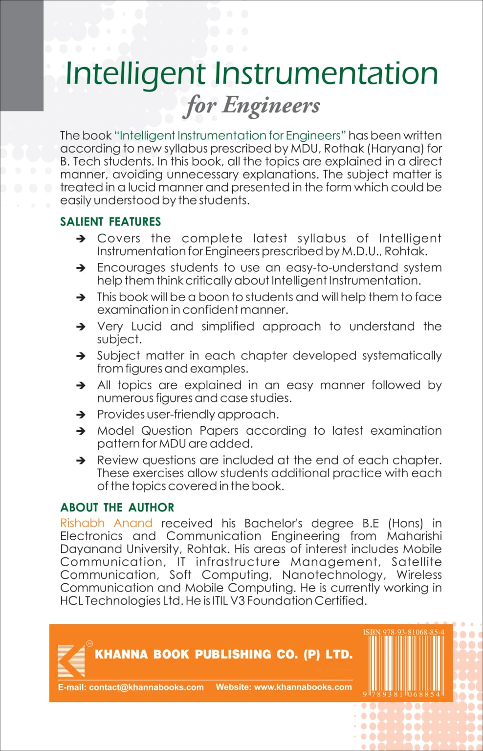 Intelligent Instrumentation for Engineers