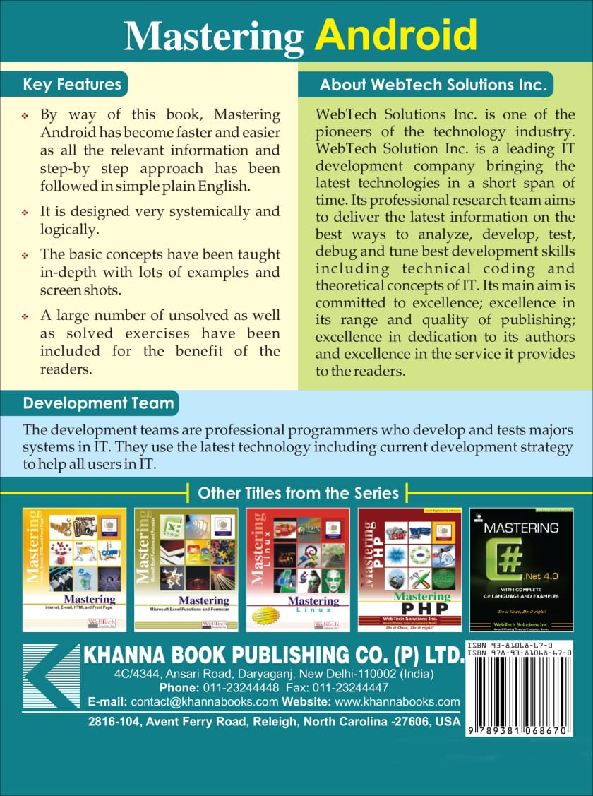 Mastering Android