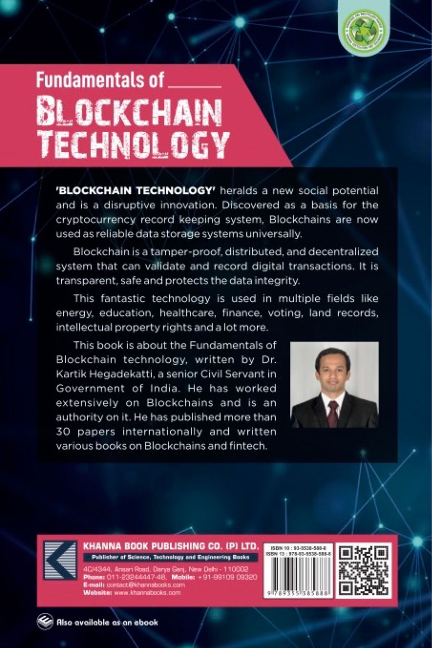 Fundamentals of Blockchain Technology - Khanna Publishing House