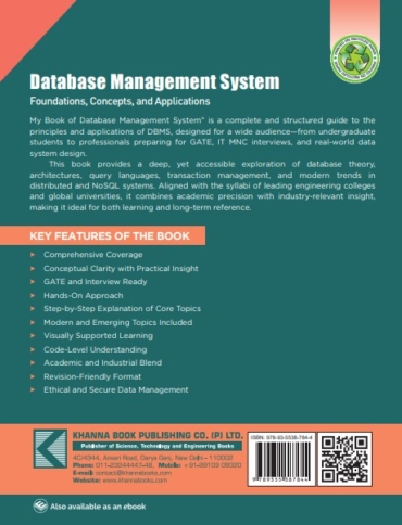 Database Management System(Foundations, Concepts, And Applications ...